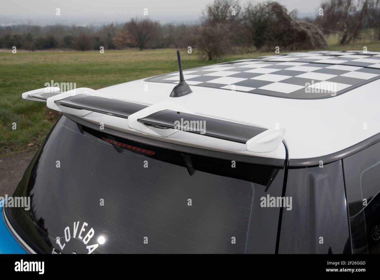 Modified R56 Mini Cooper S compact British hot hatch car Stock Photo ...