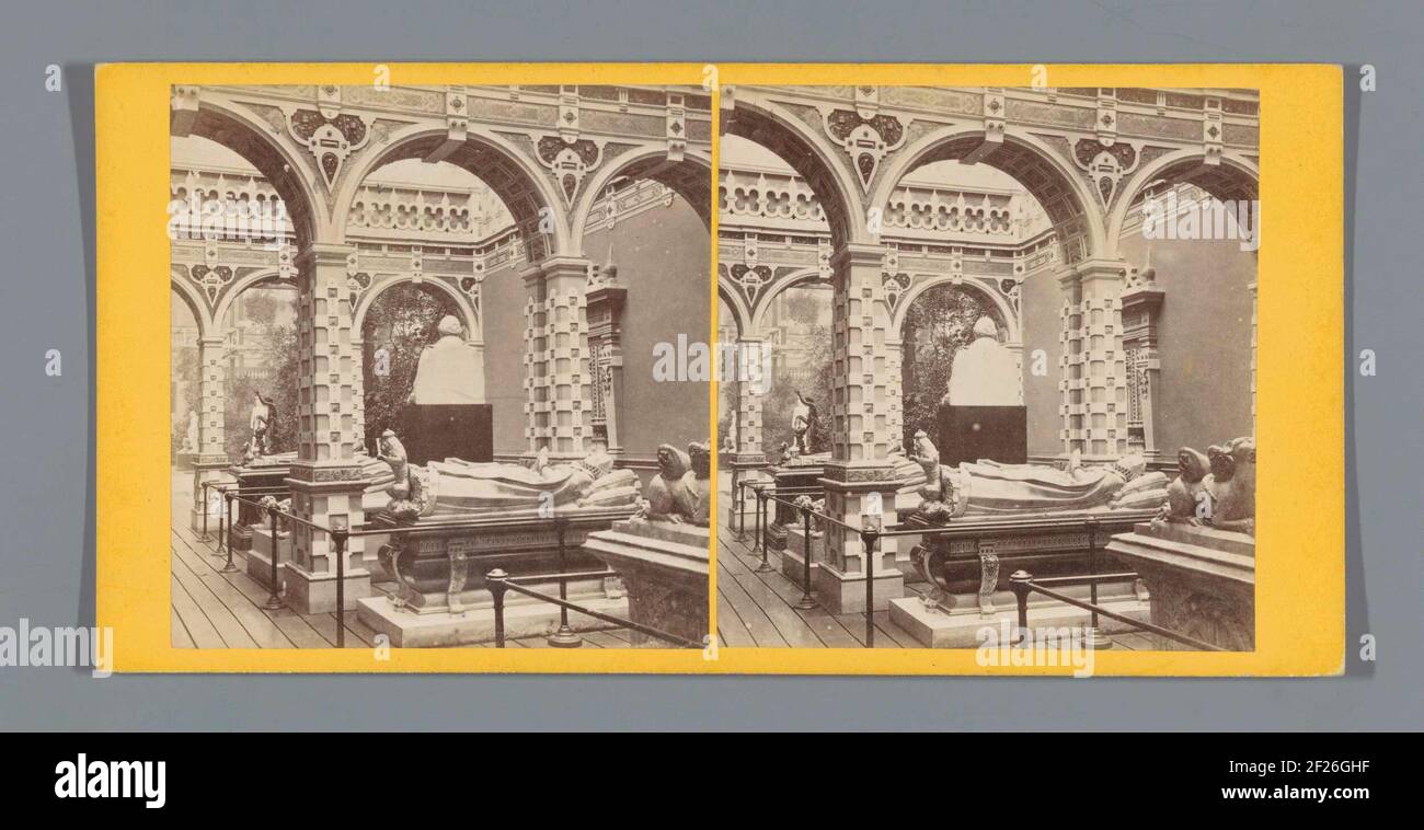 Elizabethan Court Vestibule in the Crystal Palace in London Stock Photo ...