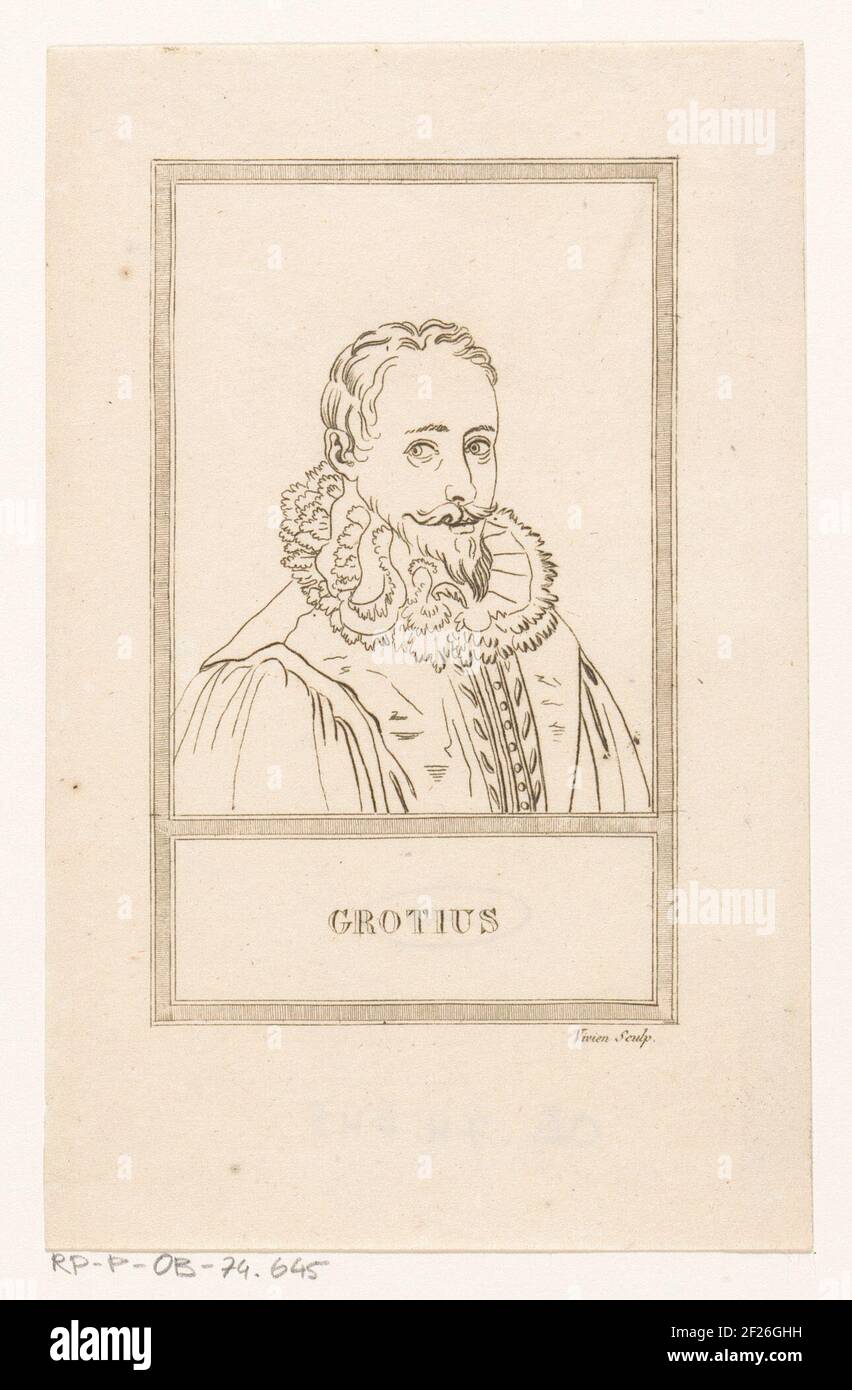 Portrait of Hugo de Groot Stock Photo - Alamy
