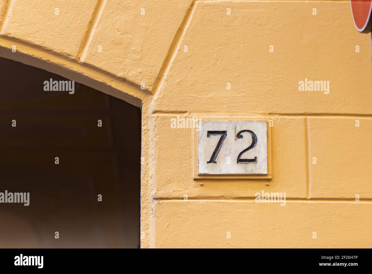 House number 72 hi-res stock photography and images - Alamy