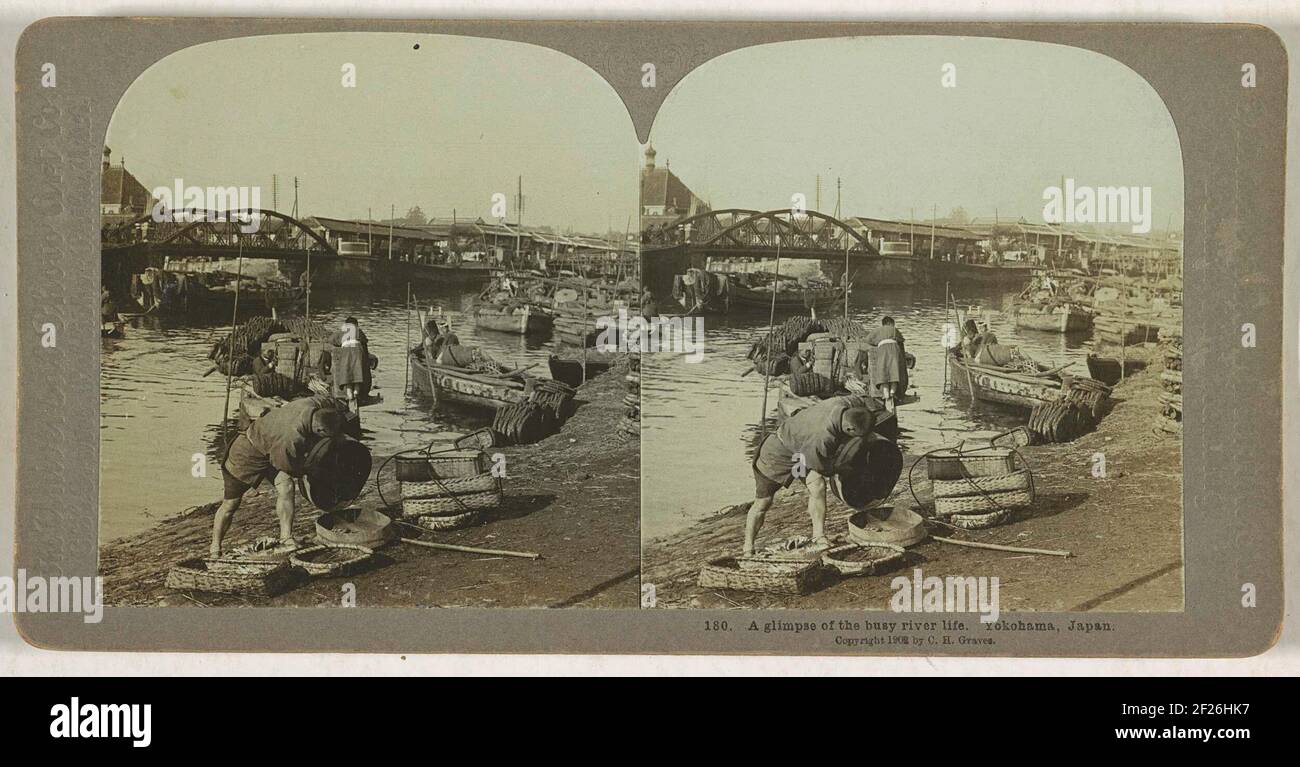A glimpse of the busy river life. Yokohama, Japan Stock Photo - Alamy