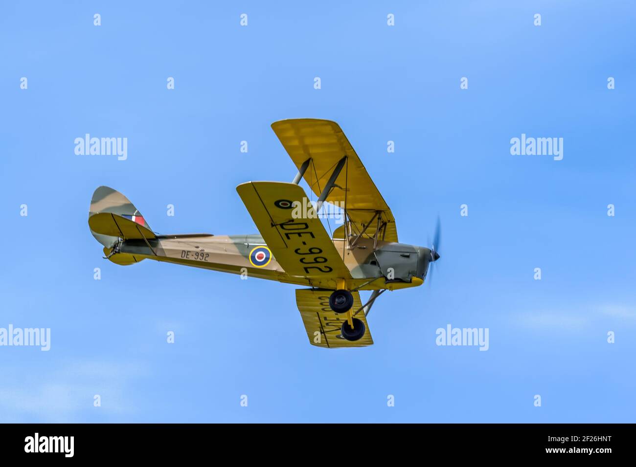 De Havilland DH82a Tiger Moth Stock Photo - Alamy