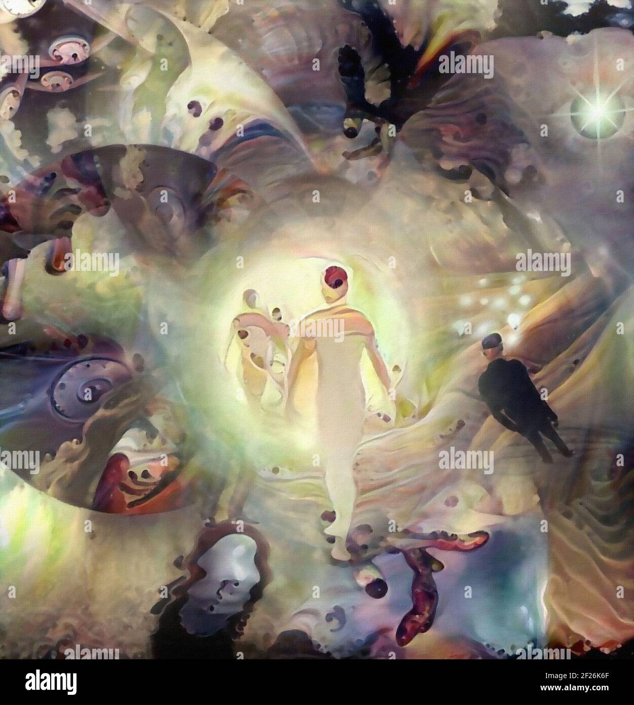 Abstract dreams. Modern art. 3D rendering Stock Photo - Alamy