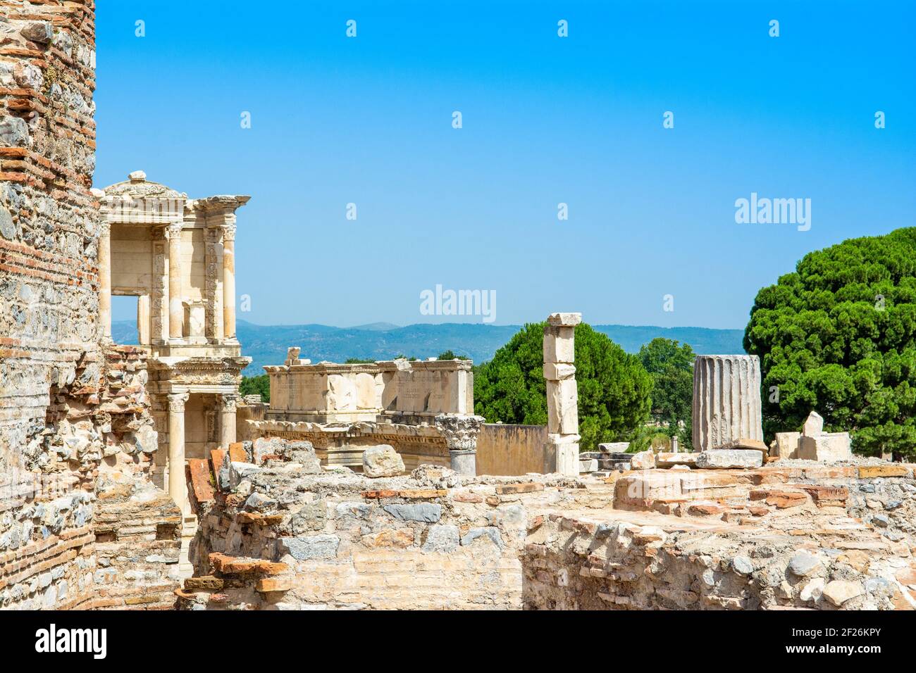 Ruins of an ancient Greek city Ephesus Stock Photo - Alamy