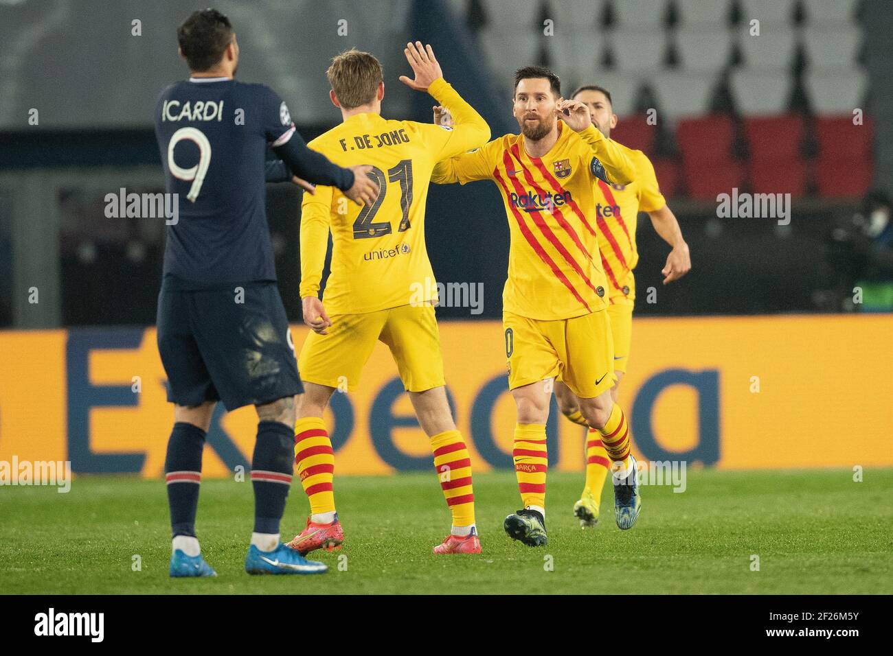 Lionel messi barcelona goal 2021 hi-res stock photography and images ...