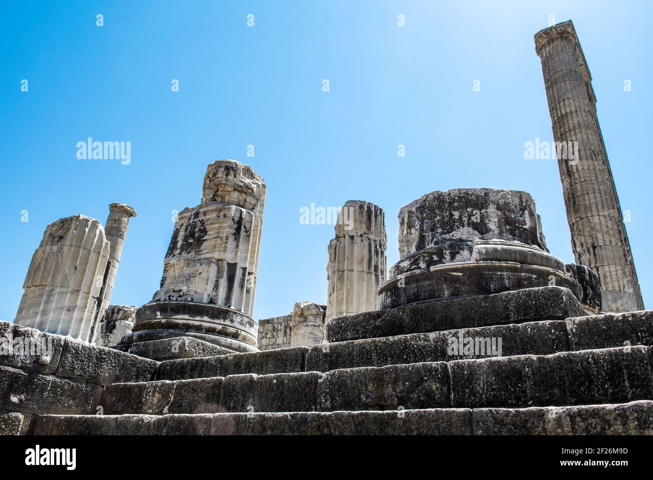 Ruins of the Temple of Apollo in Didim, Turkey Stock Photo - Alamy