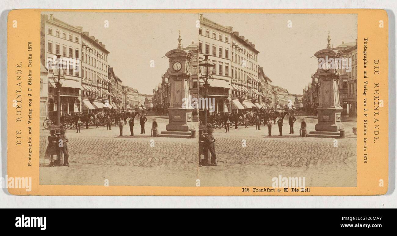 Frankfurt a. M. Die Zeil Stock Photo - Alamy