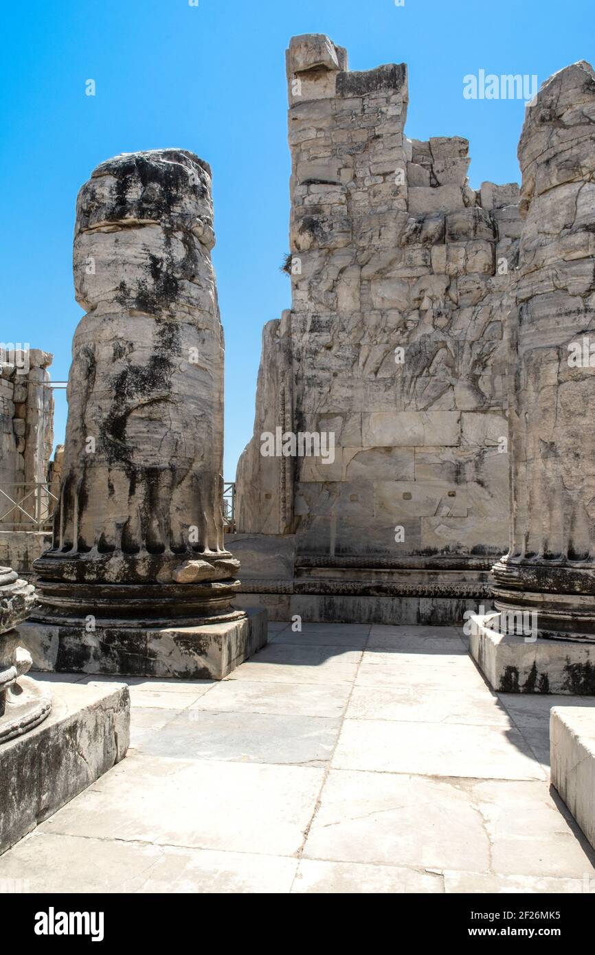 Ruins of the Temple of Apollo in Didim, Turkey Stock Photo - Alamy