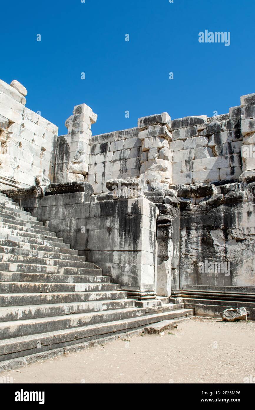 Ruins of the Temple of Apollo in Didim, Turkey Stock Photo - Alamy