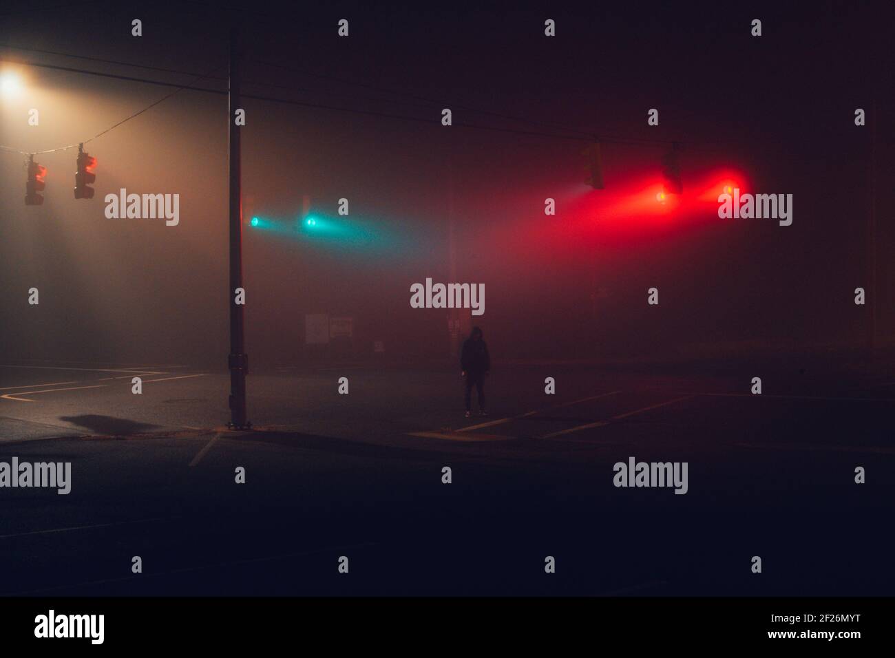 Scary man street lights hi-res stock photography and images - Alamy