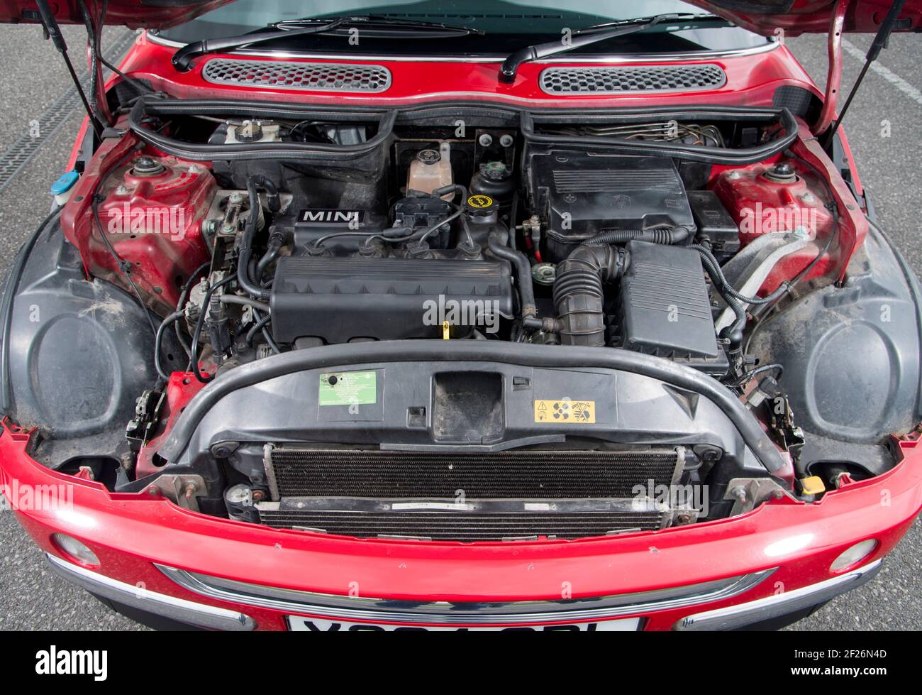 Early (April) 2001 pre-production R50 shape BMW MINI Coopers at the ...