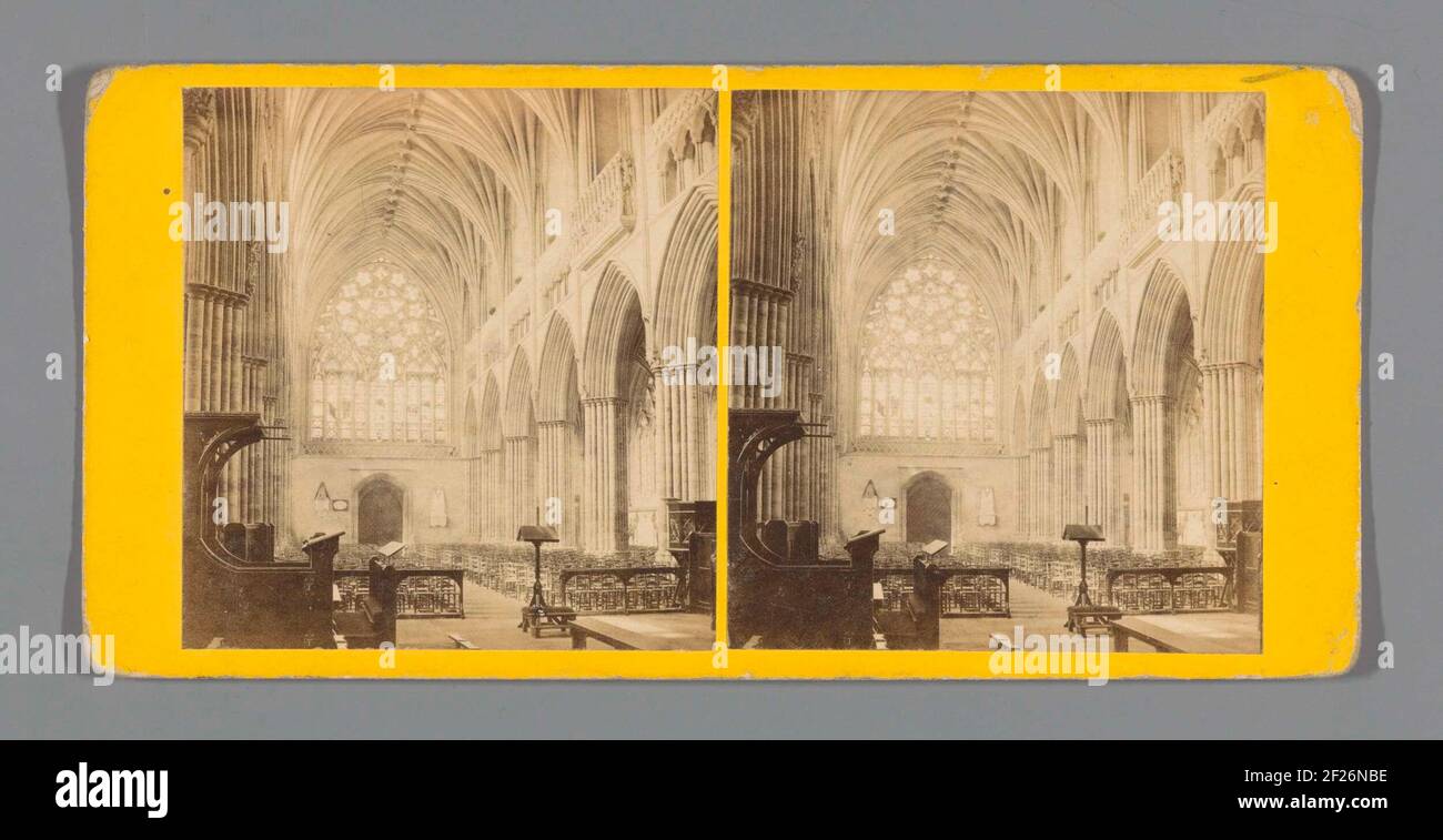 Interior of the Exeter cathedral; Interior or Exeter Cathedral-The ...