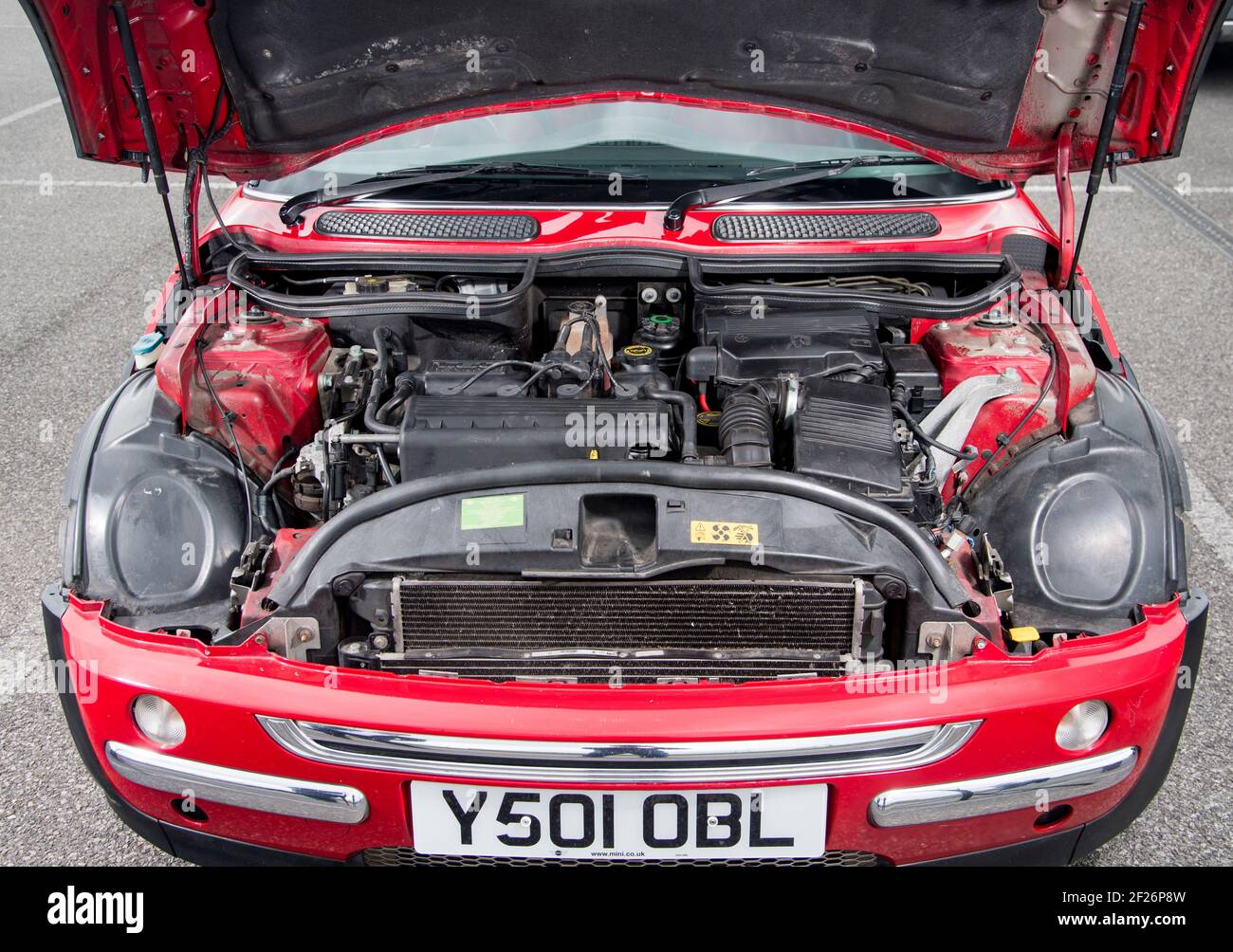 Early (April) 2001 pre-production R50 shape BMW MINI Coopers at the ...