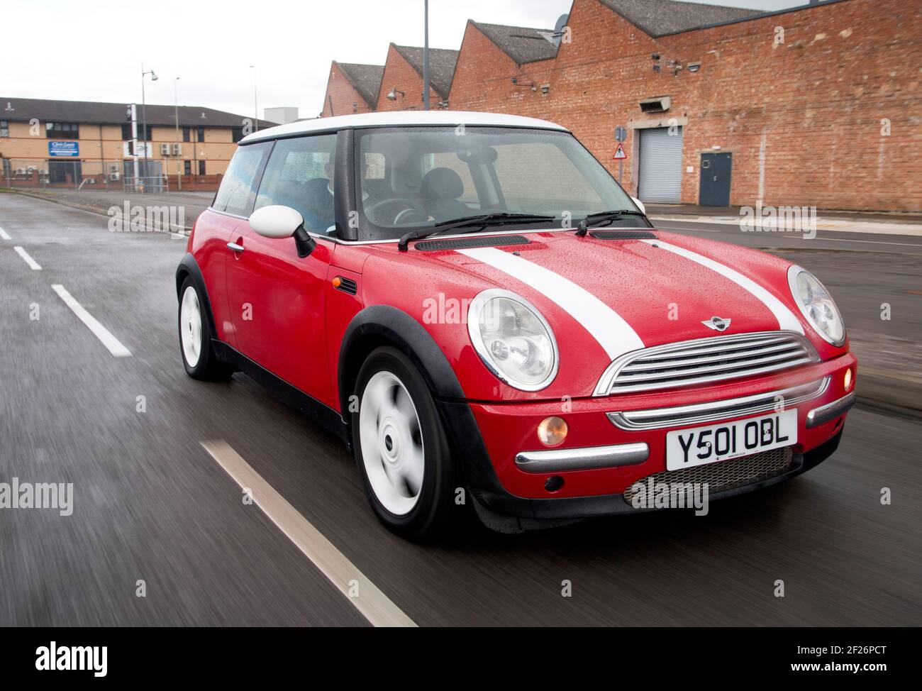 Early (April) 2001 pre-production R50 shape BMW MINI Coopers at the ...