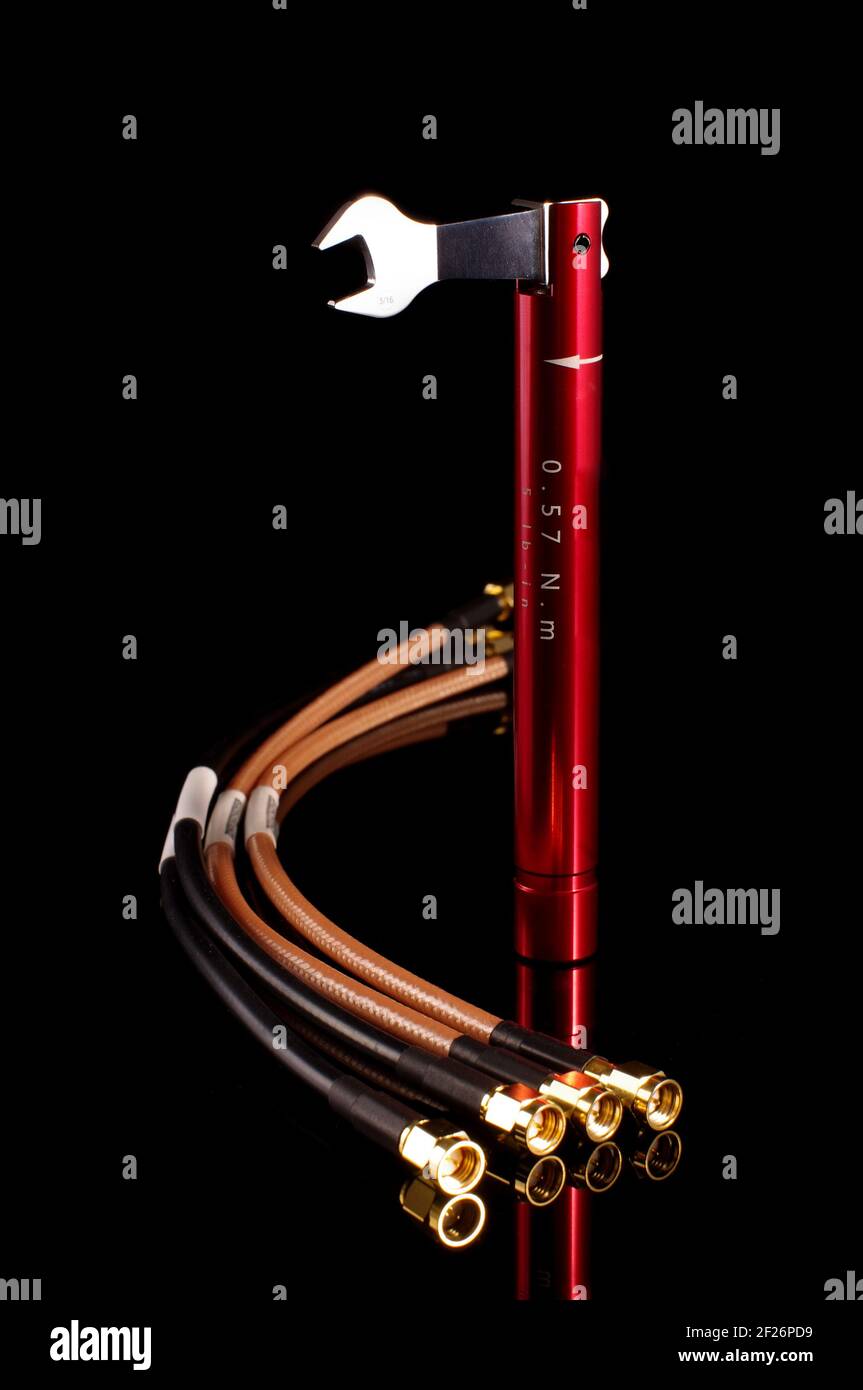 Professional torque wrench for accurate coaxial SMA connector tighten ...