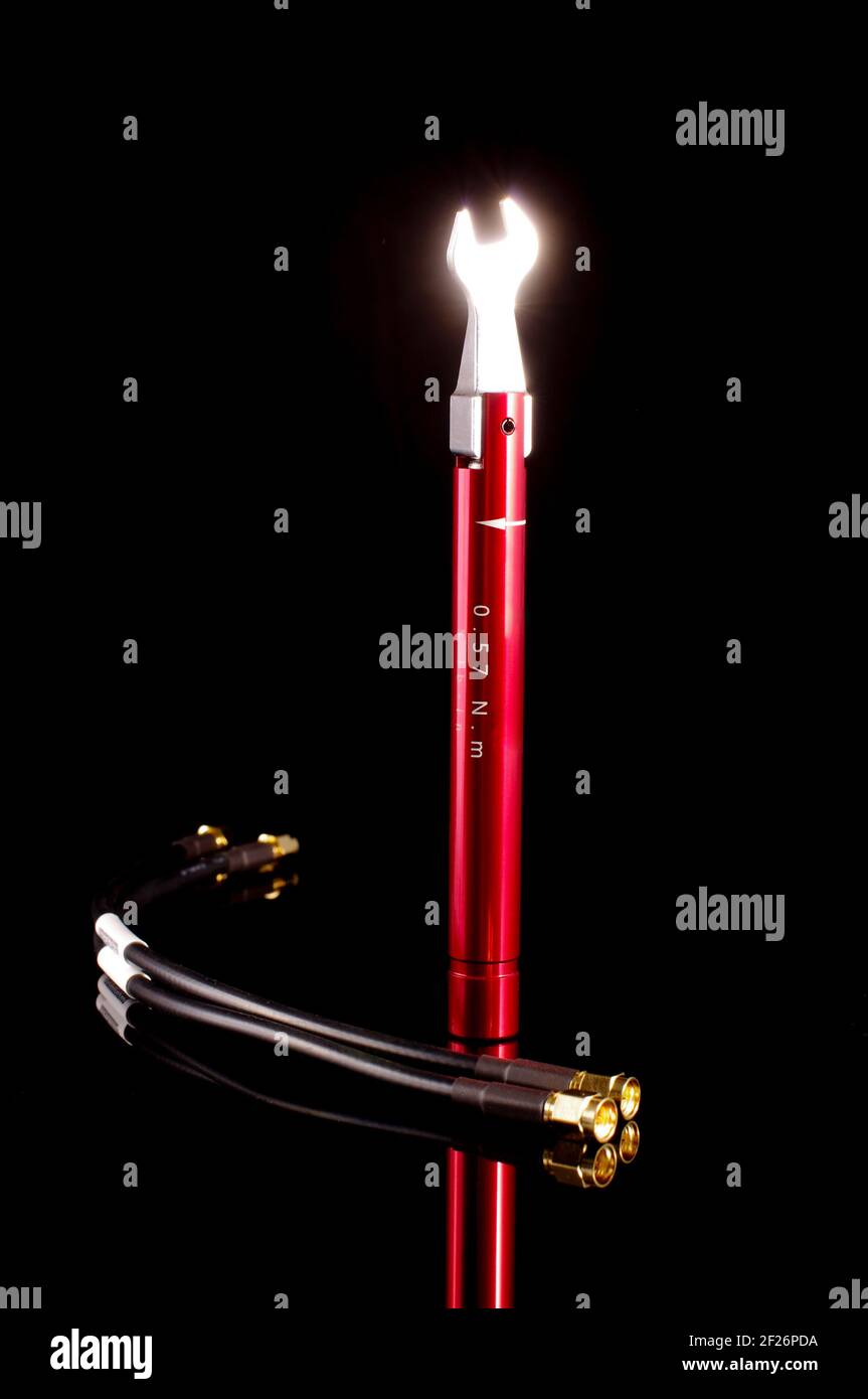 Professional torque wrench for accurate coaxial SMA connector tighten ...