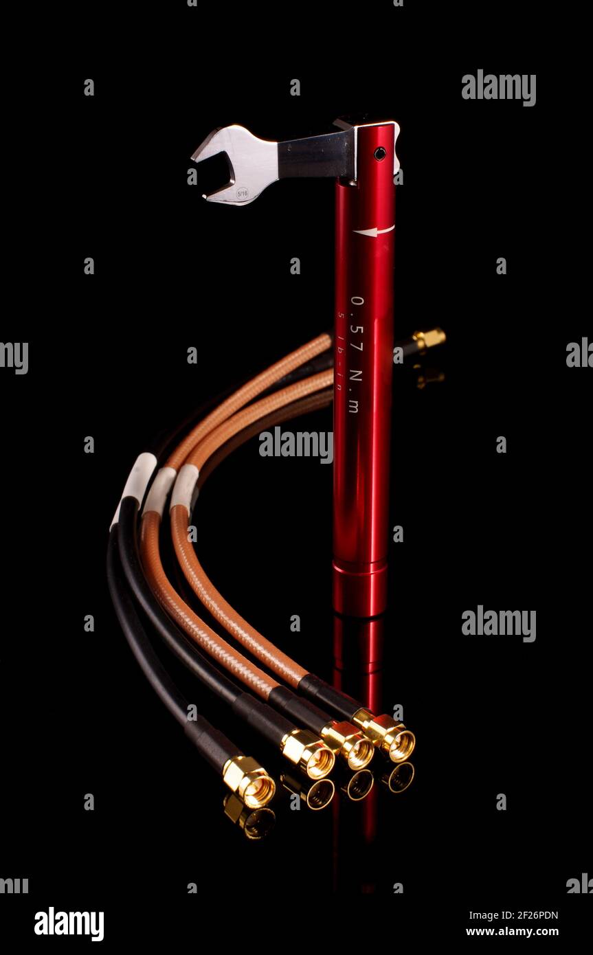 Professional torque wrench for accurate coaxial SMA connector tighten ...