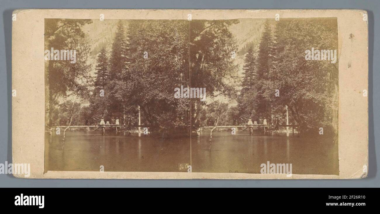 California- Bridge Across the Merced River; United States of America ...