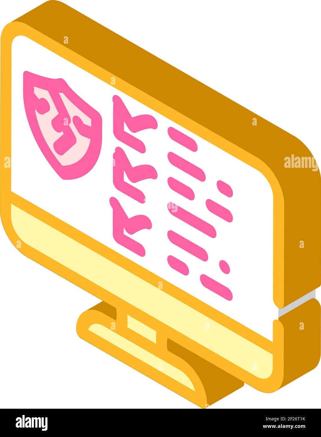 broken defense system isometric icon vector illustration Stock Vector ...