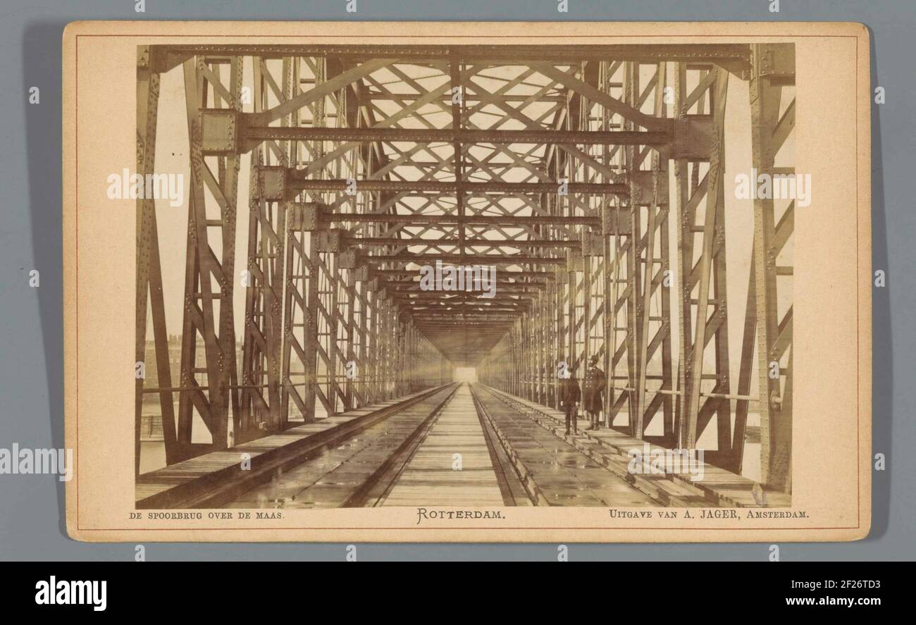 The railway bridge over the Maas, Rotterdam Stock Photo - Alamy