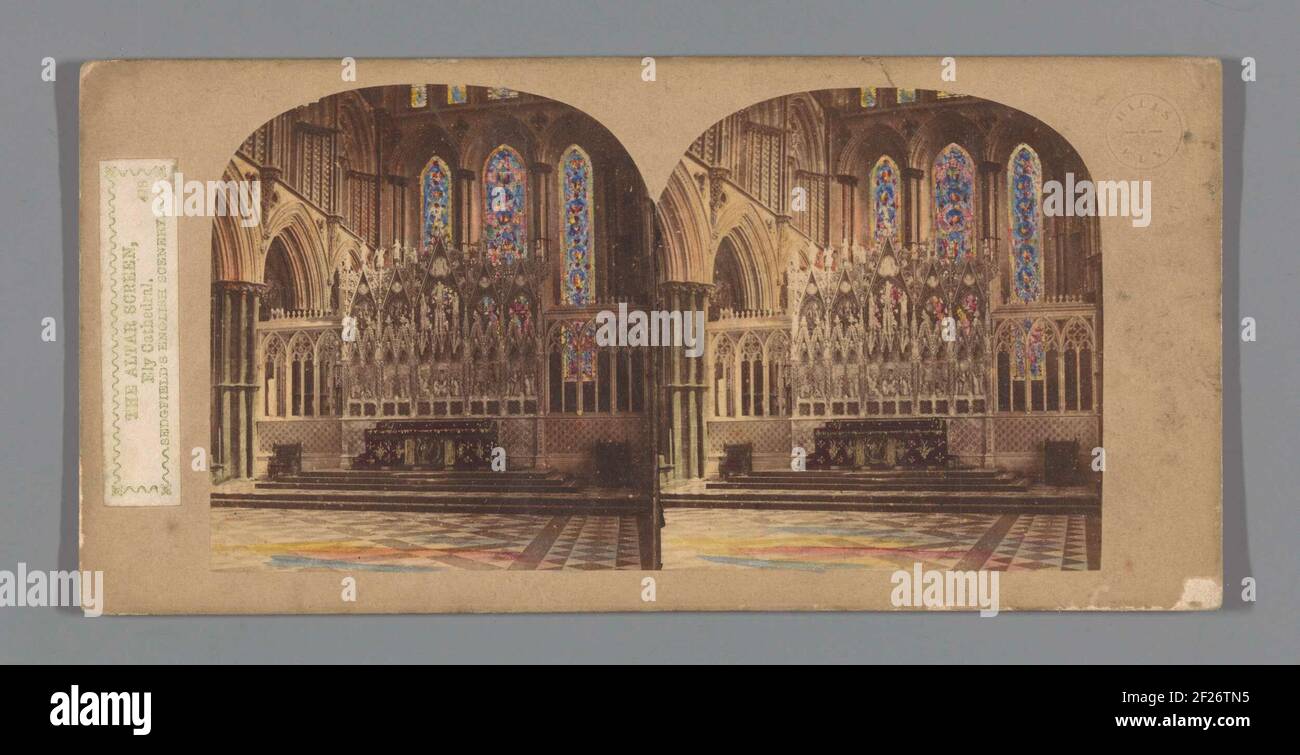 Retable of the Ely Cathedral; The Altar Screen, Ely Cathedral Stock ...
