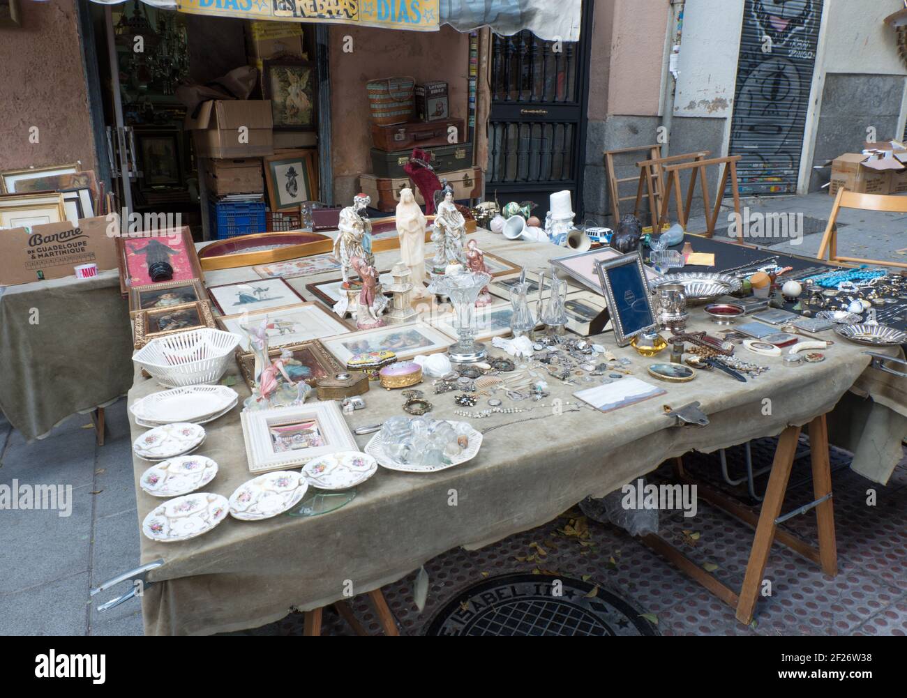 El Rastro, Madrid Stock Photo - Alamy