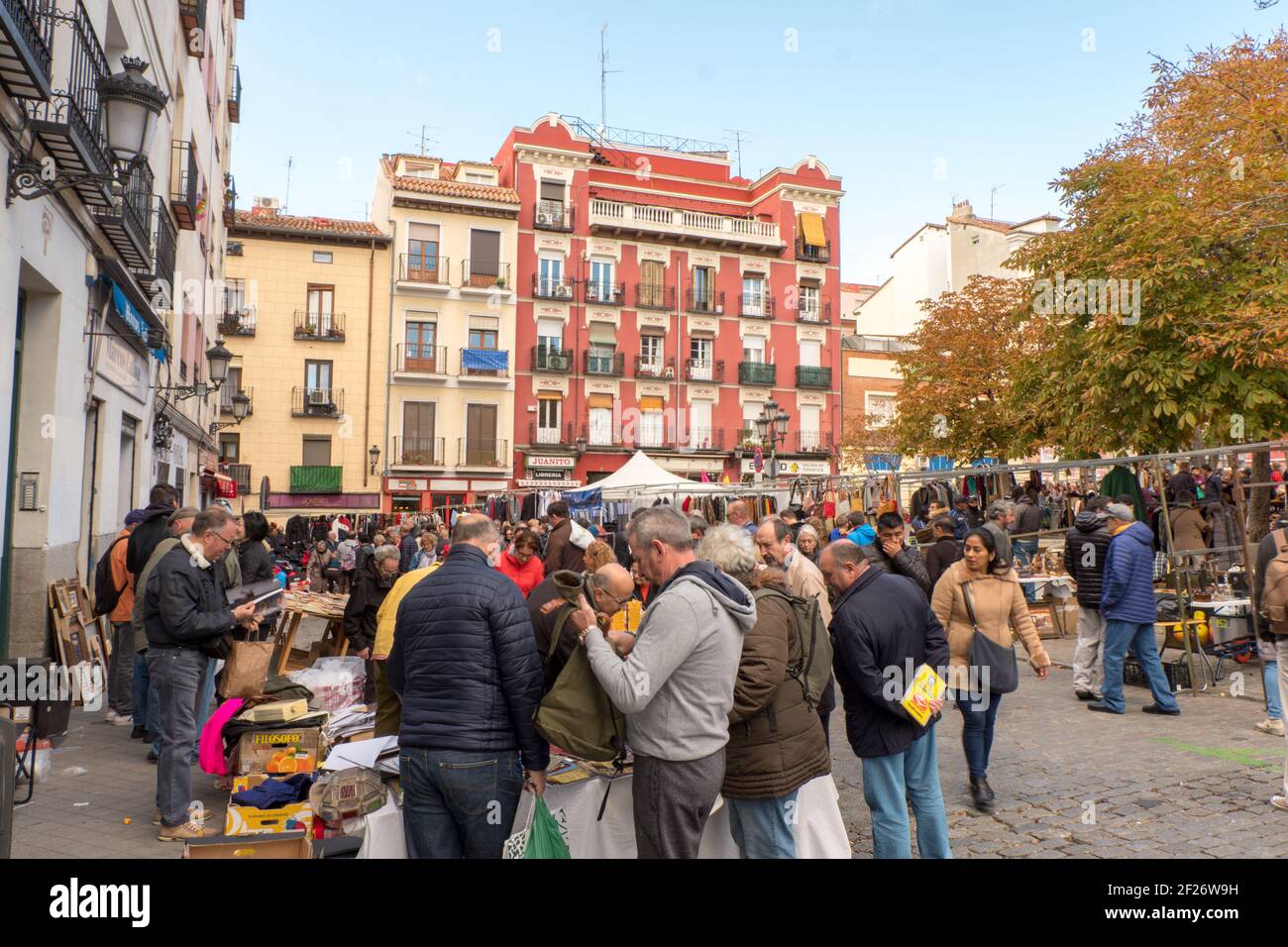 El Rastro, Madrid Stock Photo - Alamy