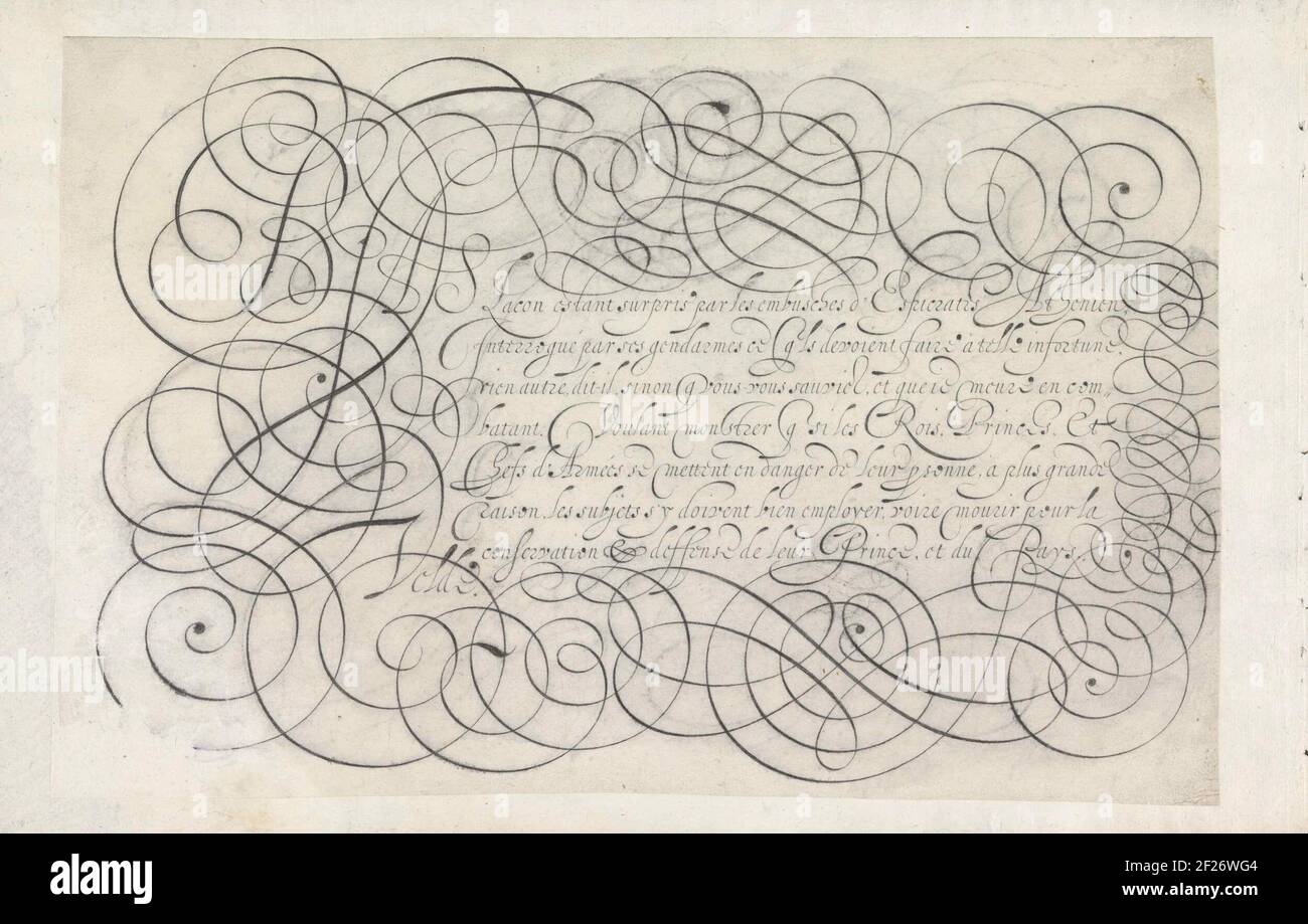 Design of a write example: Bias Lacon Estant Surpris (...); Spieghel ...