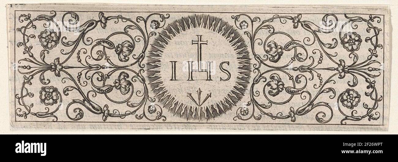 Ornament with the Monogram of Christ Stock Photo - Alamy