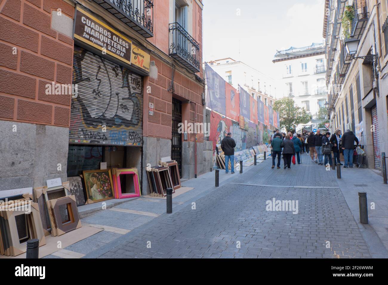 El Rastro, Madrid Stock Photo - Alamy