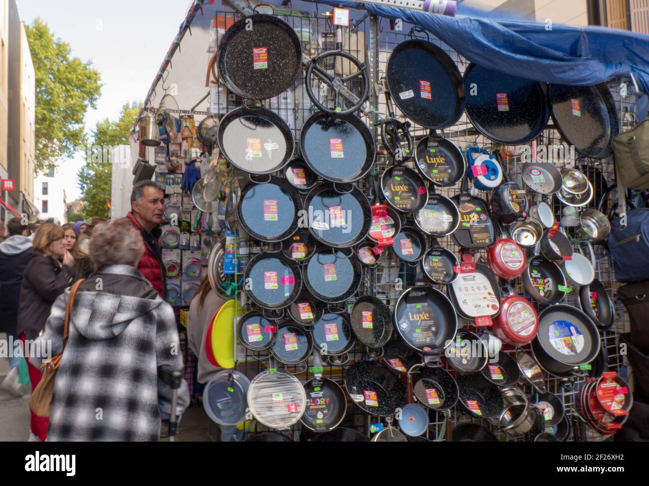 El Rastro, Madrid Stock Photo - Alamy