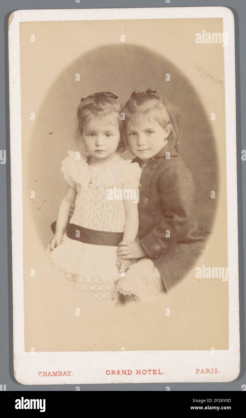 Portrait two girls Stock Photo - Alamy