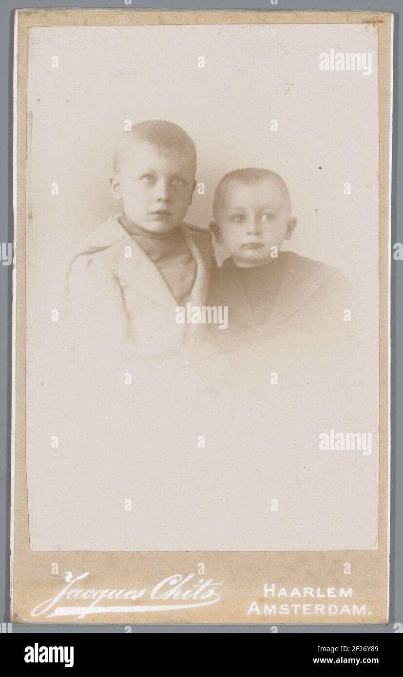 Portrait of two unknown boys Stock Photo - Alamy