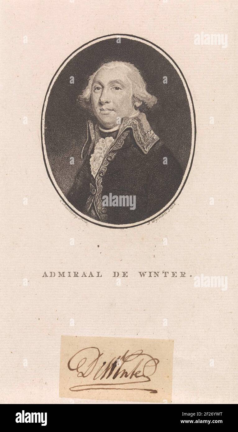 Portrait of Jan Willem de Winter.Portrait of Jan Willem de Winter ...