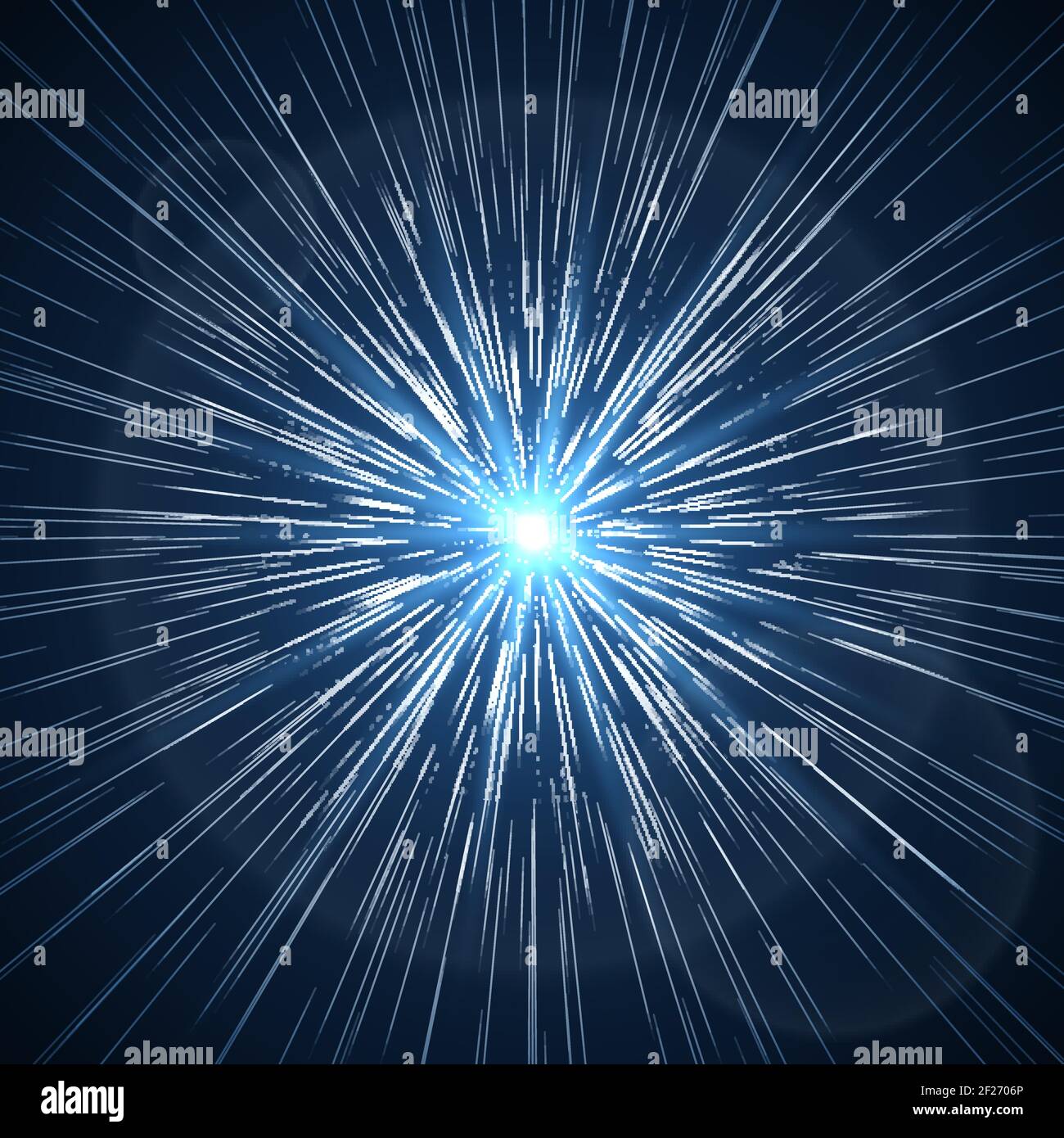 Time warp. Supernova starburst ray. Flare light star space burst ...