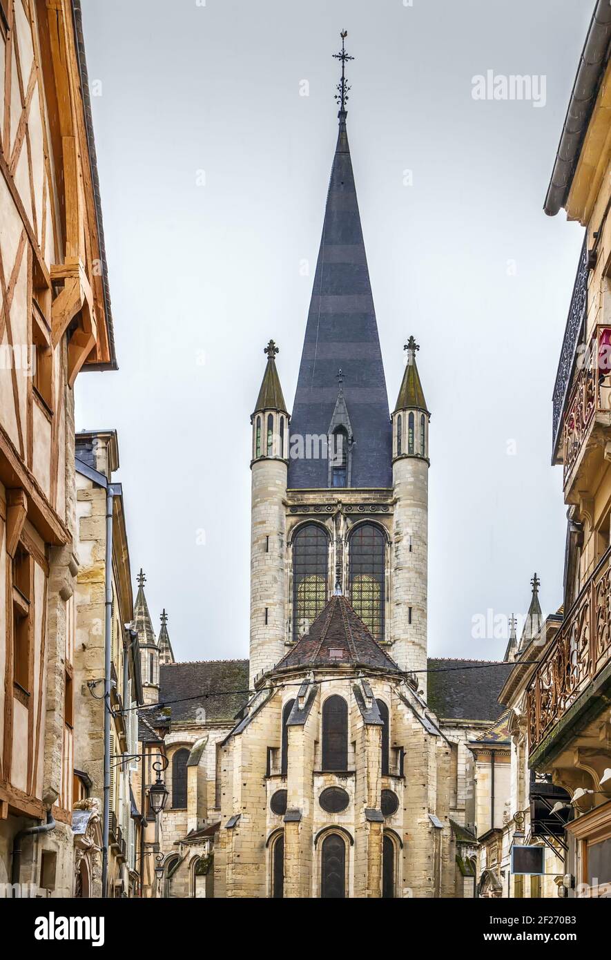 Church of Notre-Dame, Dijon, France Stock Photo - Alamy