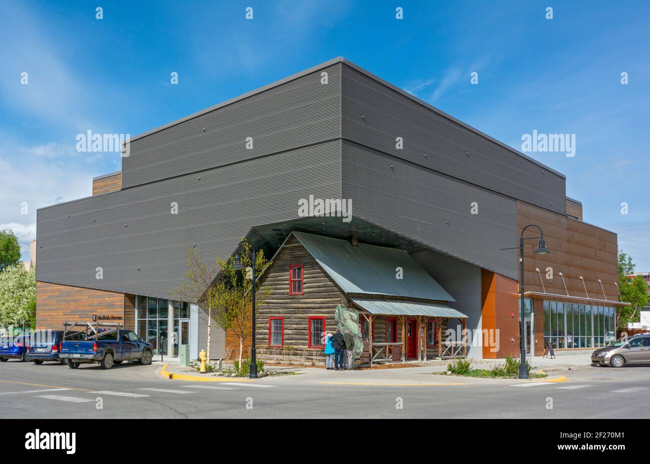 Canada, Yukon, Whitehorse, MacBride Museum, historic Telegraph Office ...