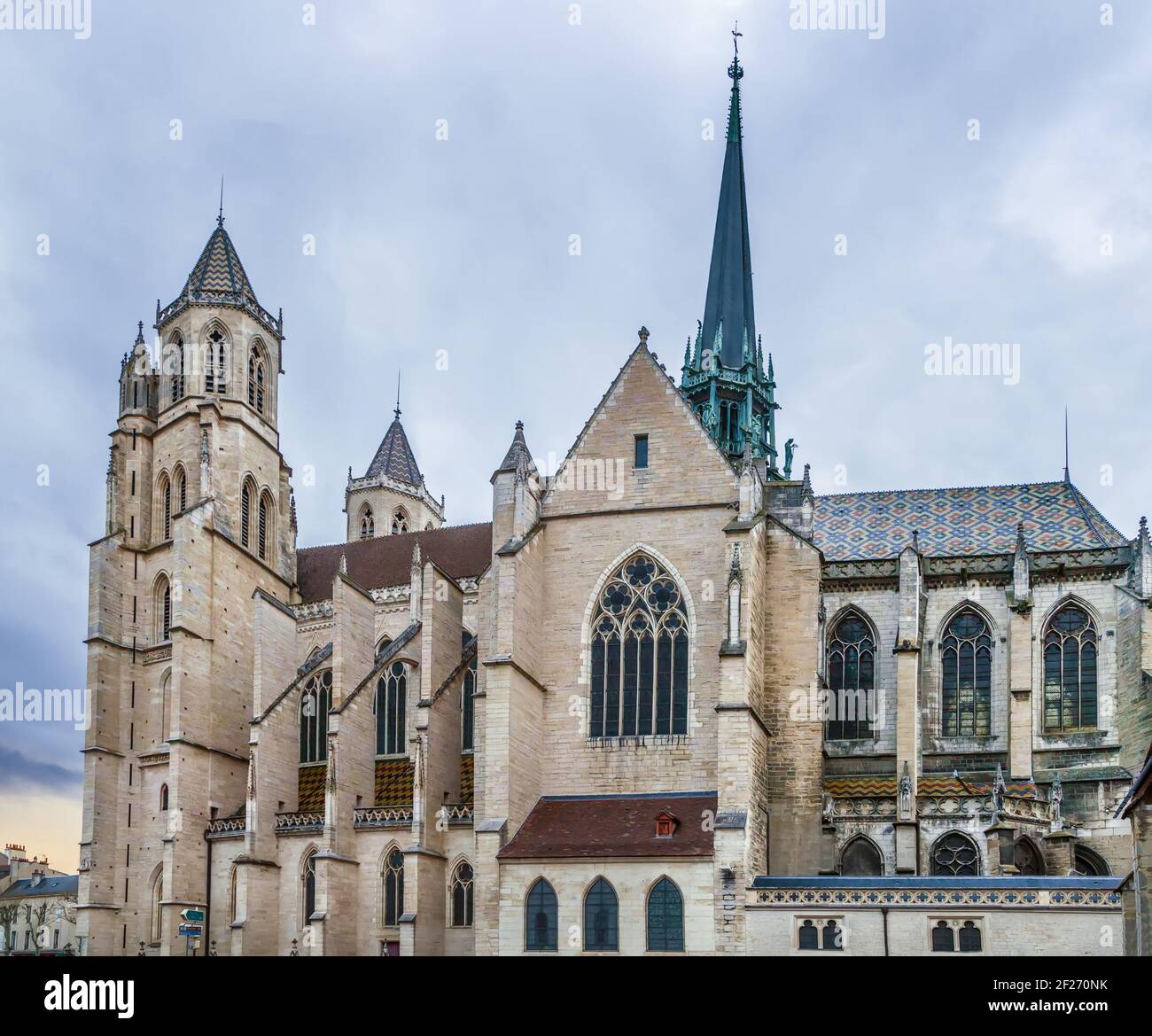 Cathedral of saint benignus of dijon hi-res stock photography and ...