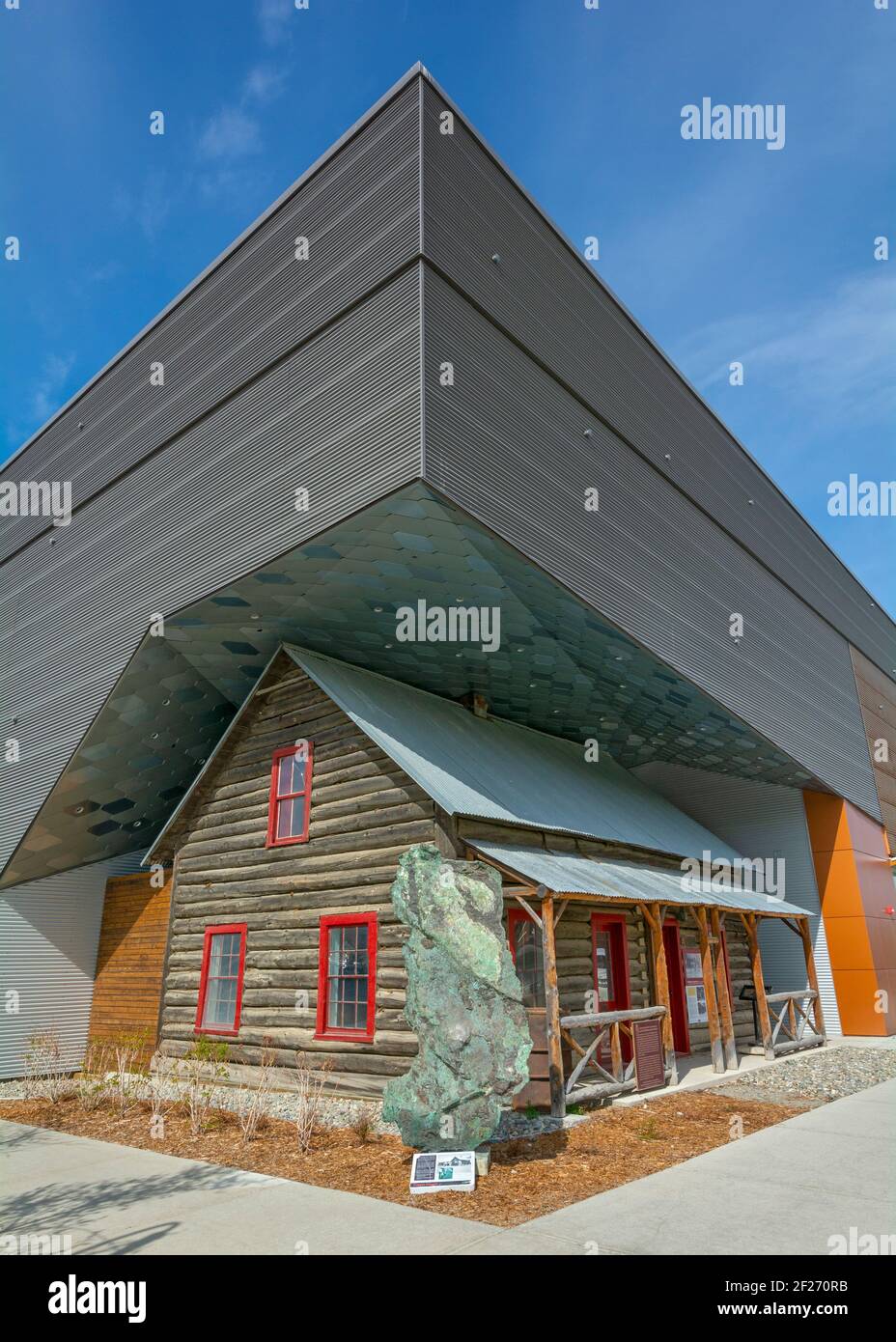 Canada, Yukon, Whitehorse, MacBride Museum, historic Telegraph Office ...