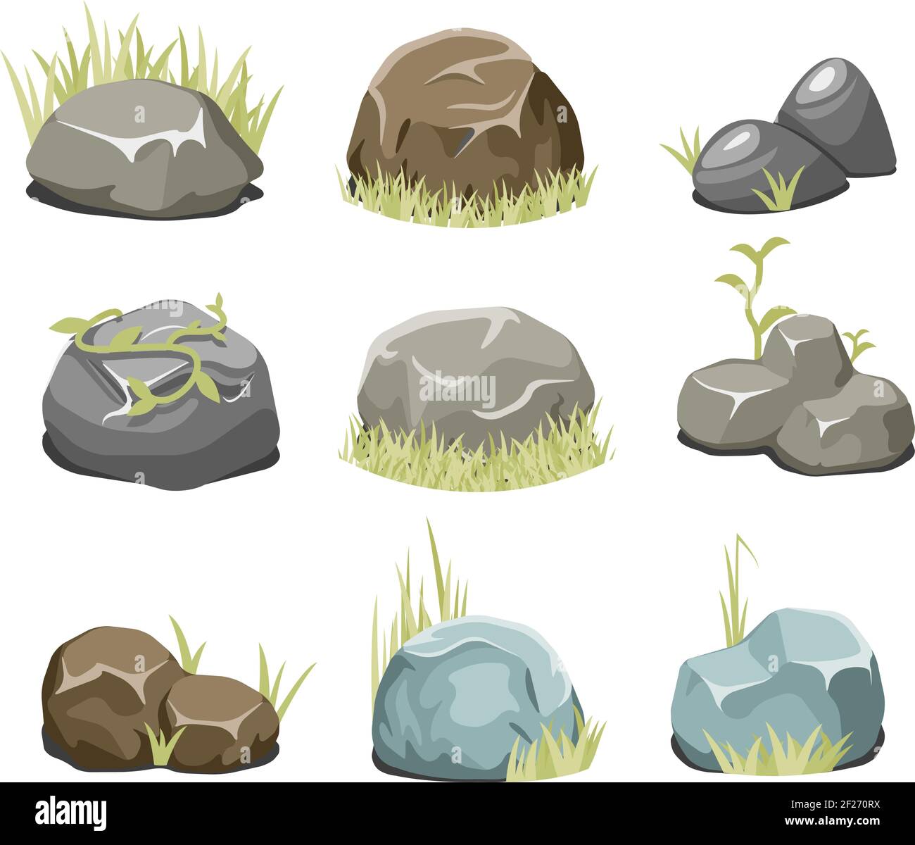 Environmental harmony landscape Stock Vector Images - Alamy