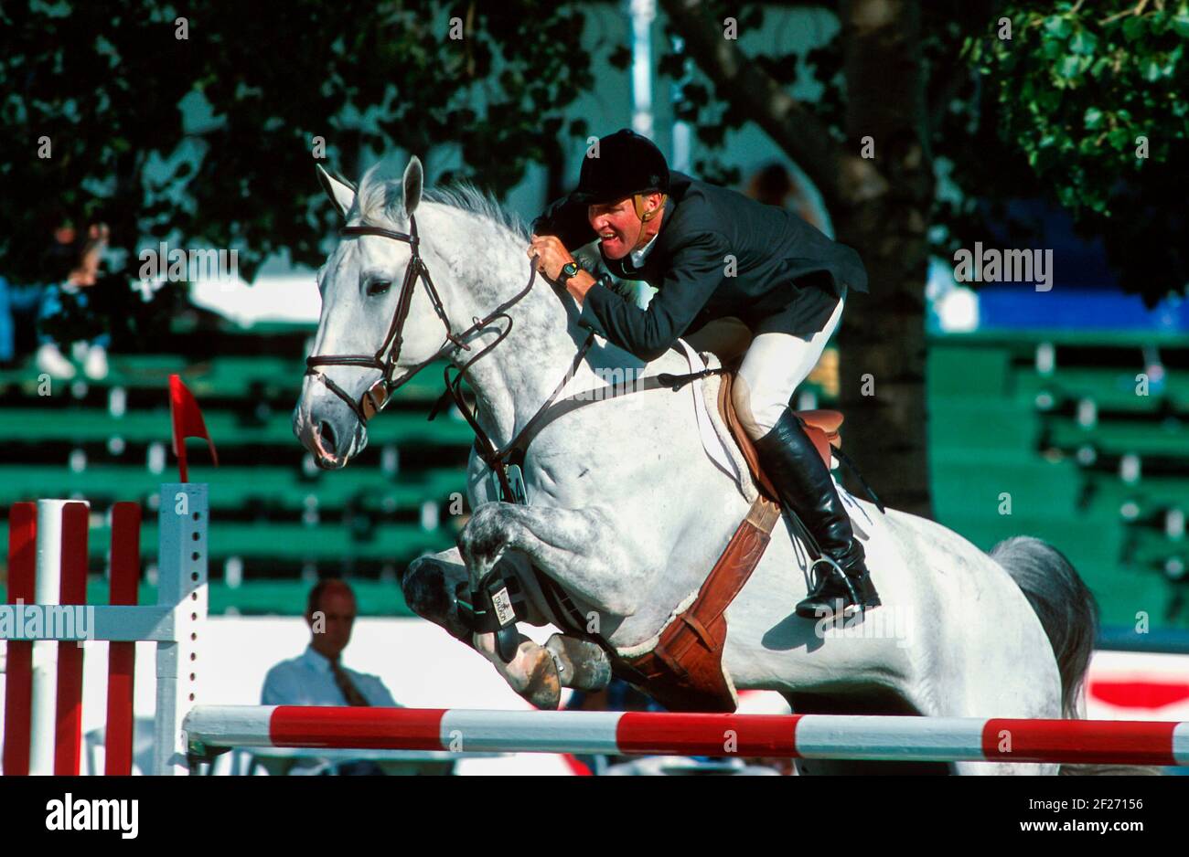 The North American Spruce Meadows 2000, Rich Fellers (USA) riding ...