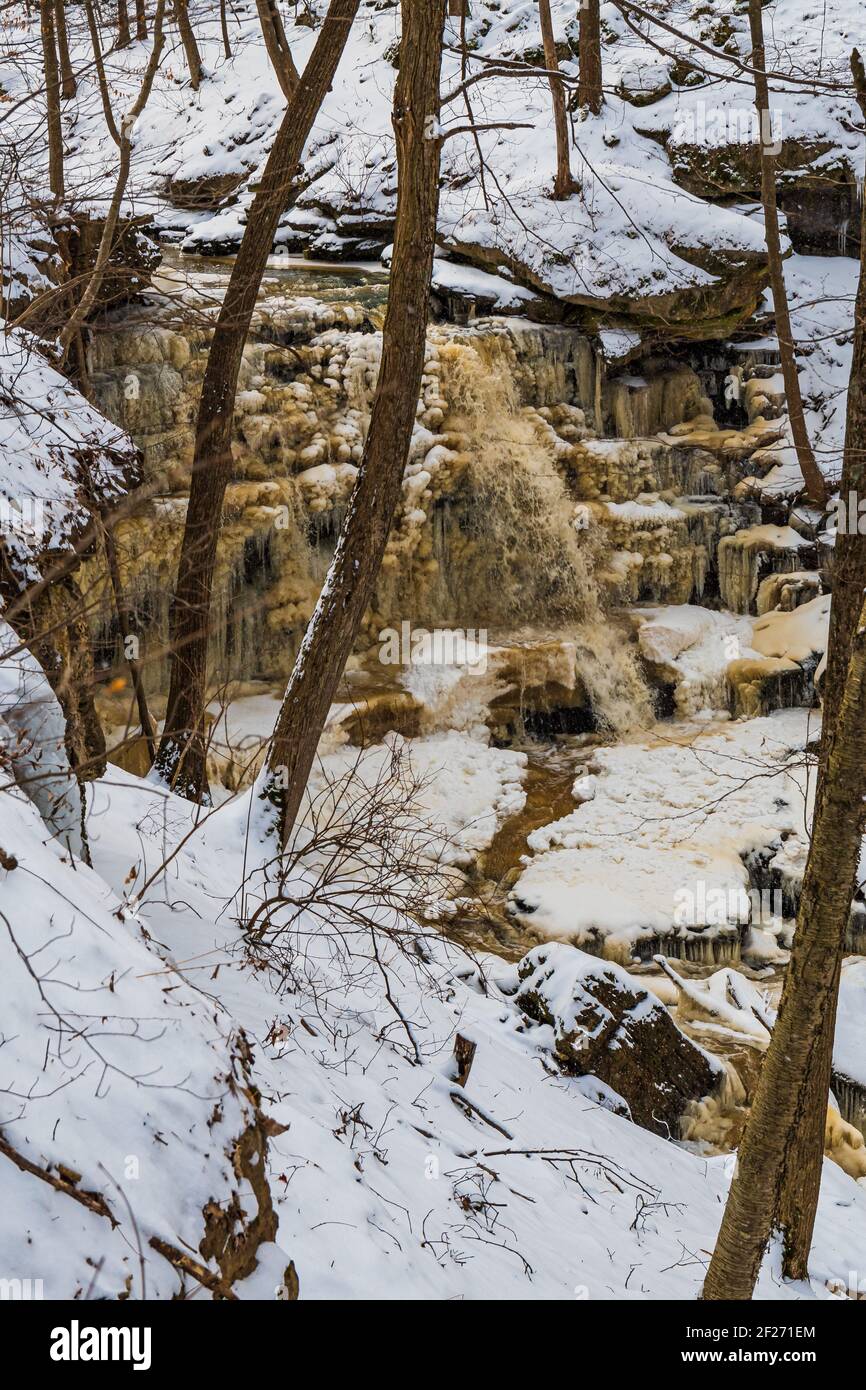 Louth Falls Conservation Area Niagara Escarpment Jordan Ontario Canada ...