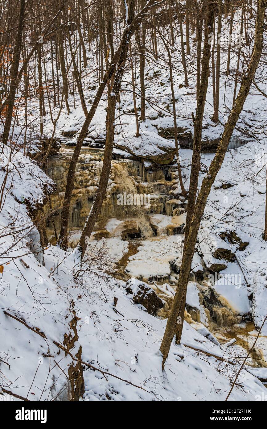 Louth Falls Conservation Area Niagara Escarpment Jordan Ontario Canada ...