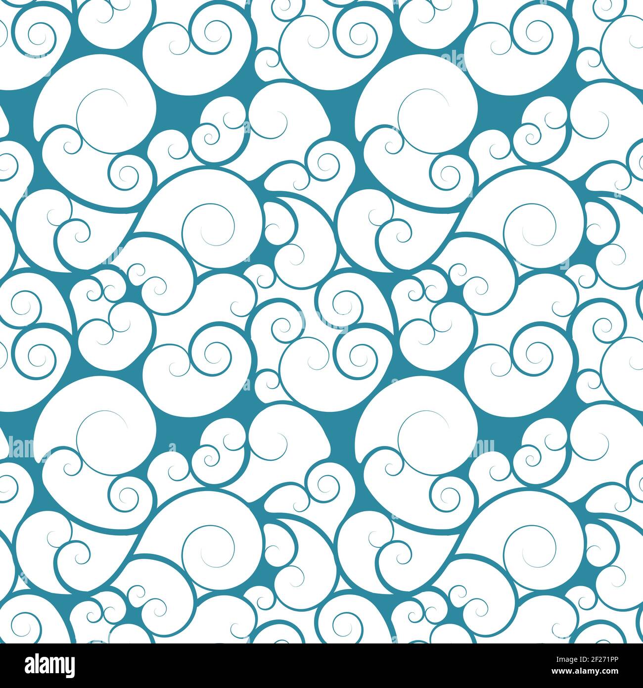 Curls pattern Stock Vector Images - Alamy