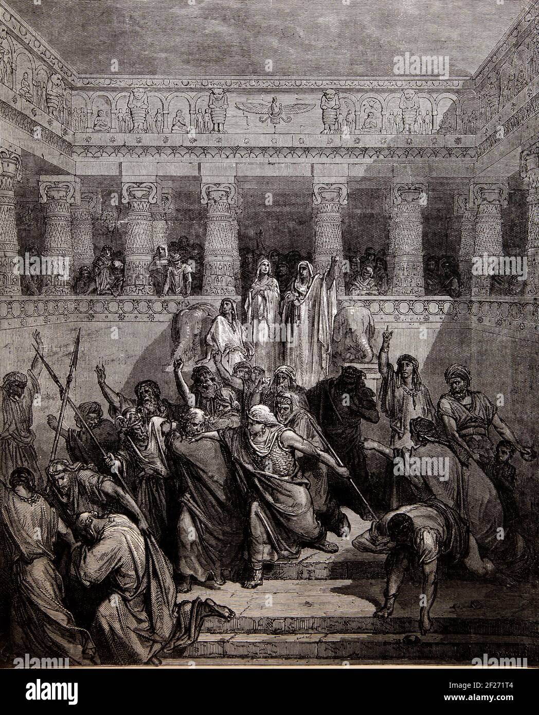 Bible Story Illustration of the justification of Susanna from the ...