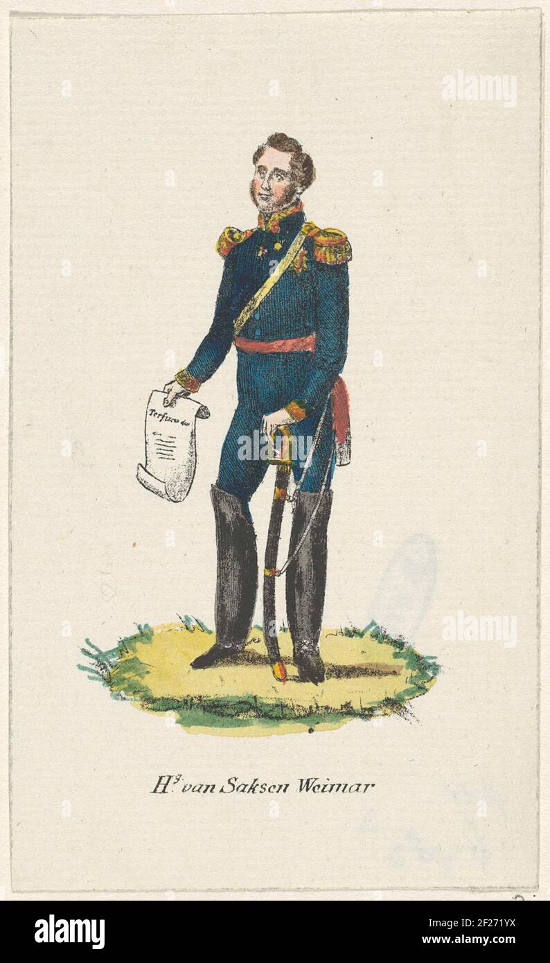 Hertog van Saksen-Weimar; Hg. van Saksen Weimar; 21 platen van ...