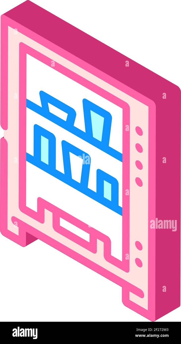 vending machine isometric icon vector illustration sign Stock Vector ...