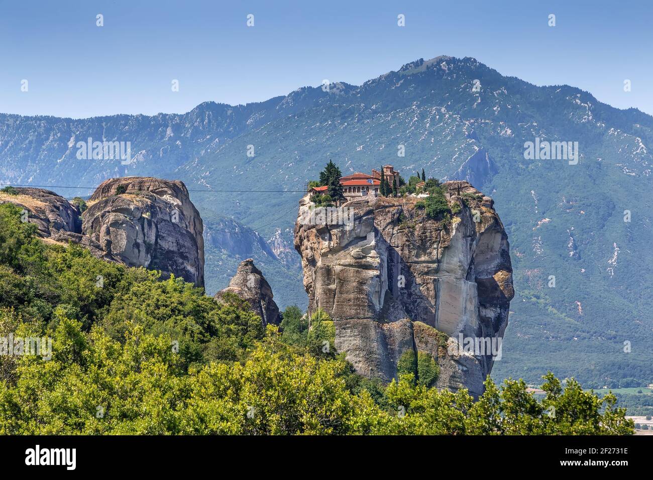 Monastery of the Holy Trinity, Meteora, Greece Stock Photo - Alamy