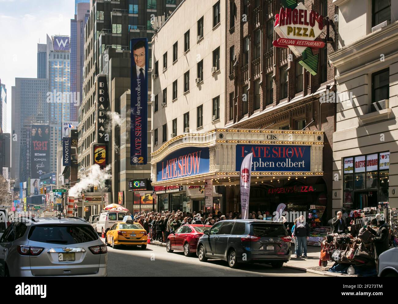 The Stephen Colbert Show at the Ed Sullivan Theater on Broadway ...