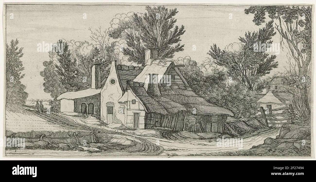 Landscape path located farms hi-res stock photography and images - Alamy